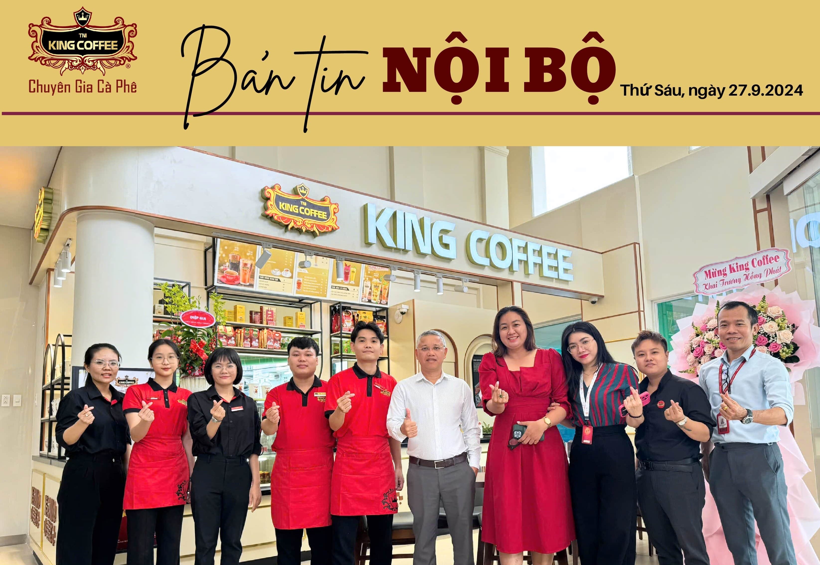 KingCoffee | Bảng tin tuần 04 tháng 9